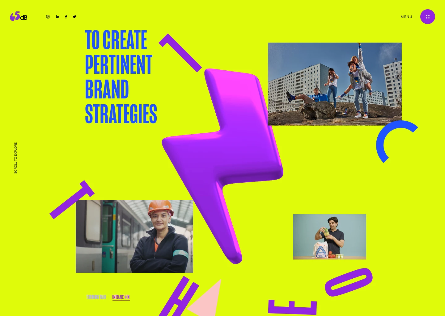 65db Website Examples For Your Inspiration - landing.love