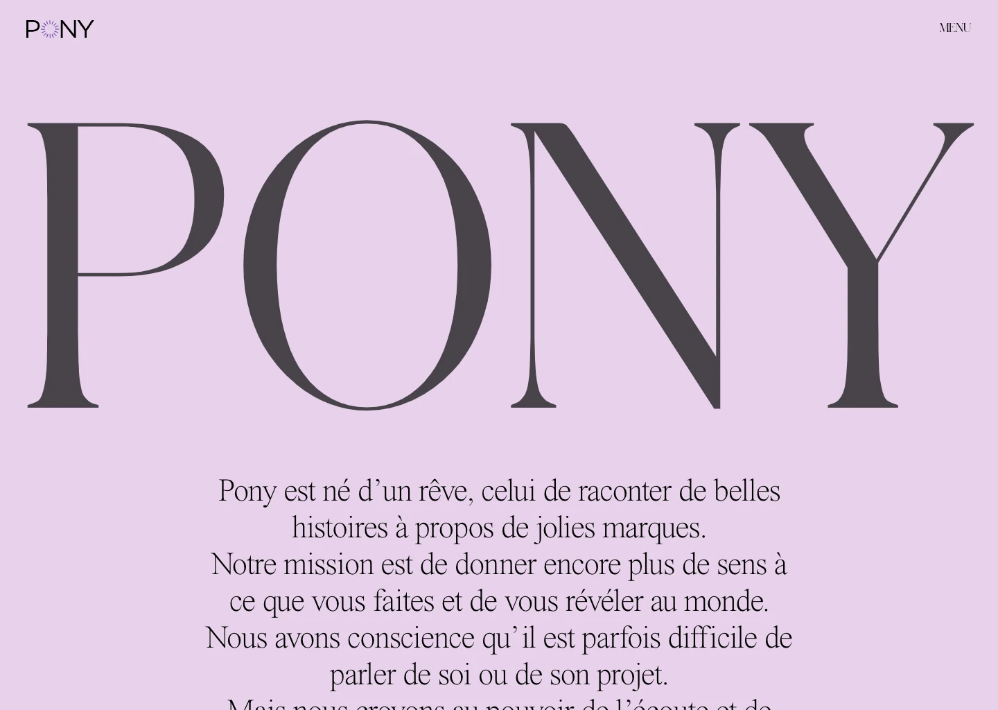 Pony - landing.love
