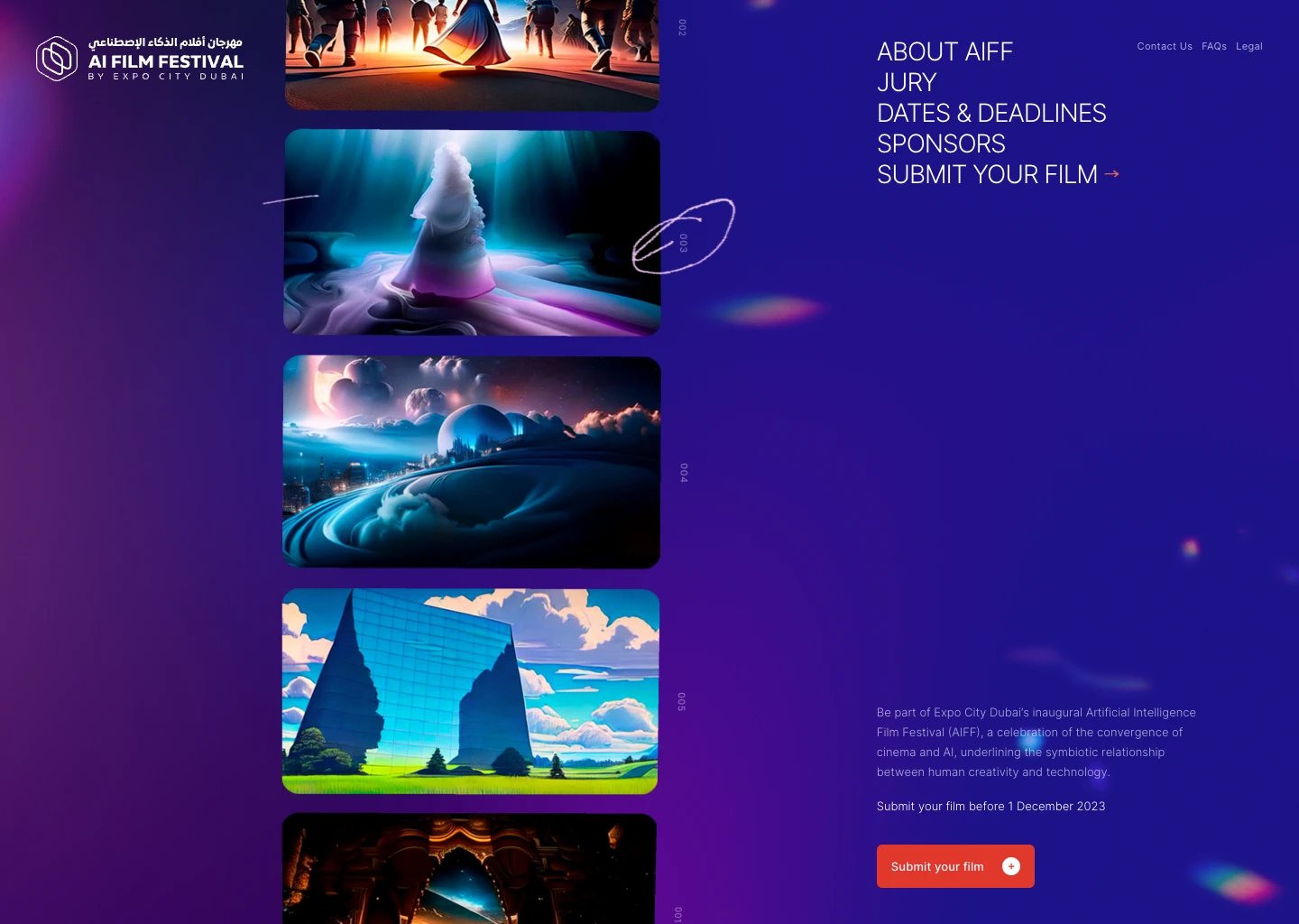 Expo AI Film Festival - landing.love