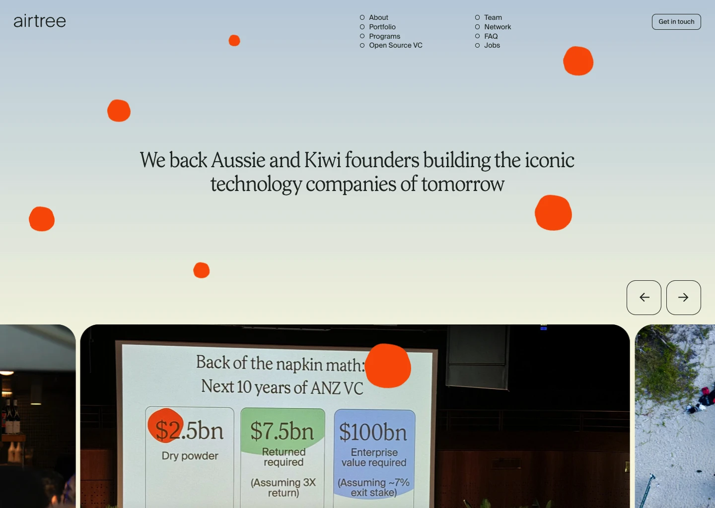 Airtree Website Examples For Your Inspiration - landing.love