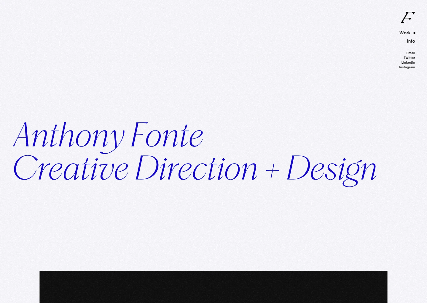 Anthony Fonte Website Examples For Your Inspiration - landing.love