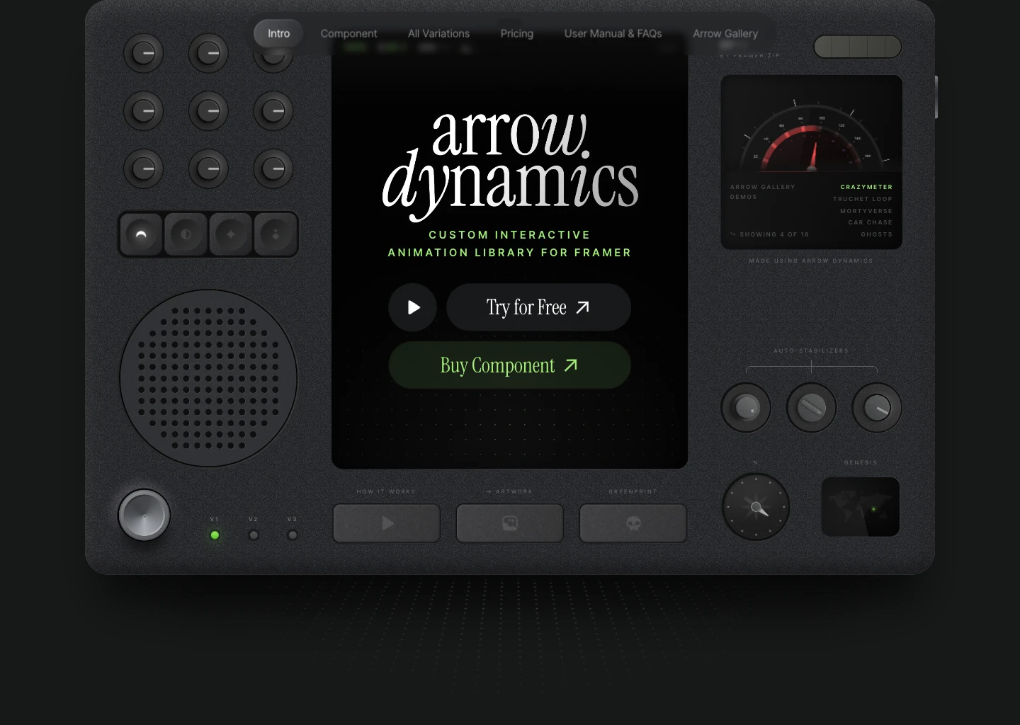 Arrow Dynamics Website Examples For Your Inspiration - landing.love