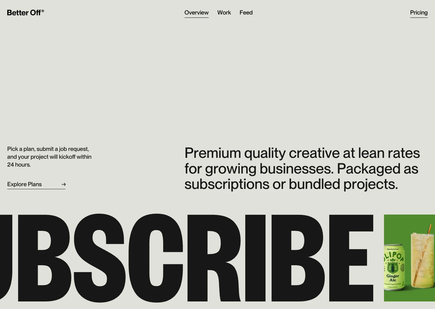 Better Off Studio Website Examples For Your Inspiration - landing.love