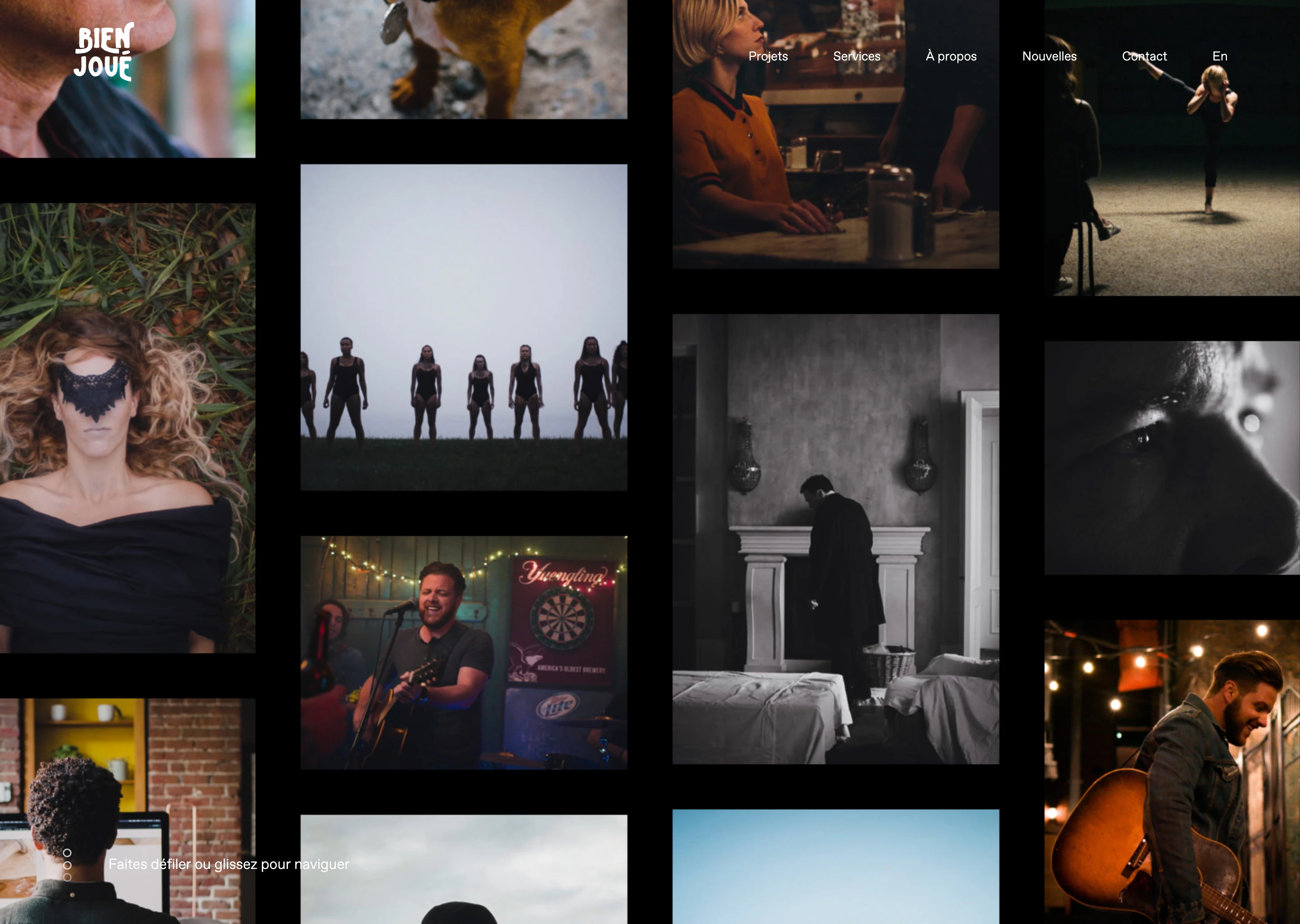 Bien Joue Website Examples For Your Inspiration - landing.love