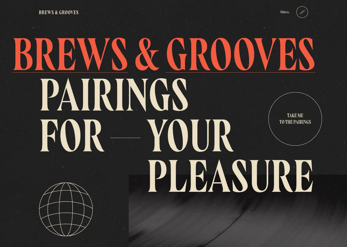 Brews & Grooves Website Examples For Your Inspiration - landing.love