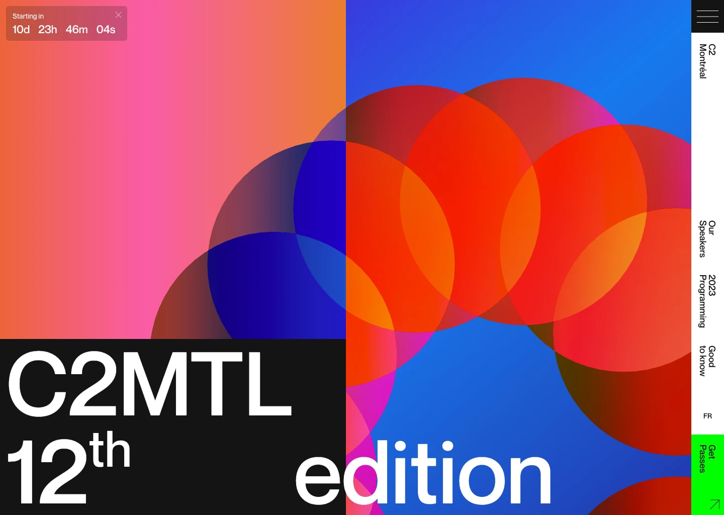 C2 Montreal 2023 Website Examples For Your Inspiration - landing.love