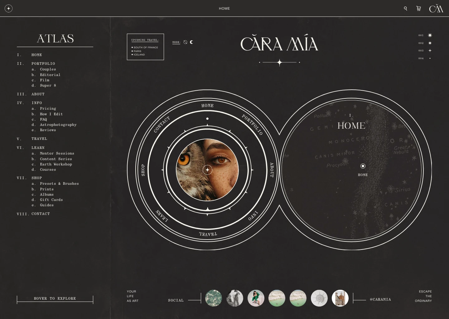 CARA MIA - landing.love