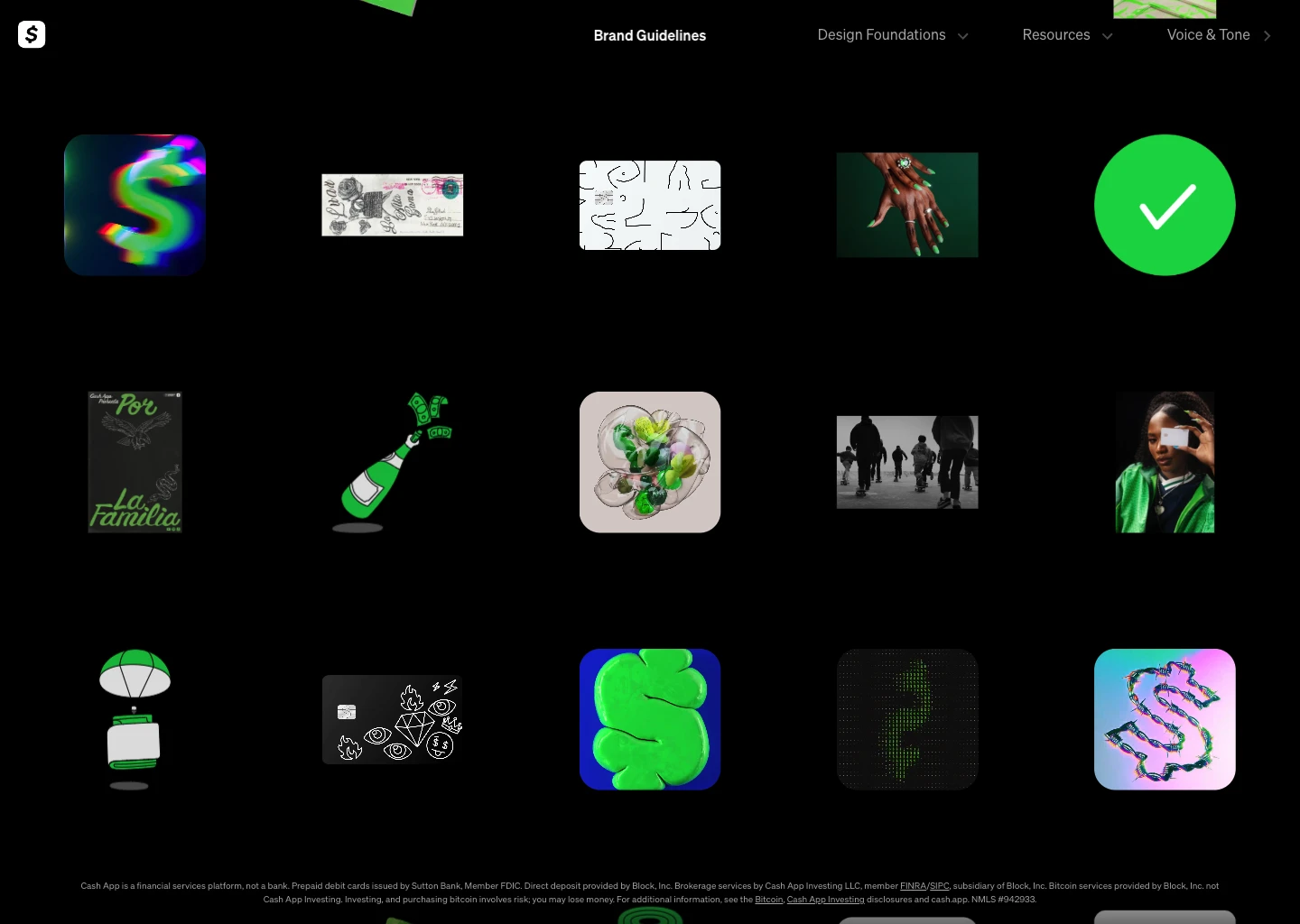 Cash App Brand Guidelines - landing.love