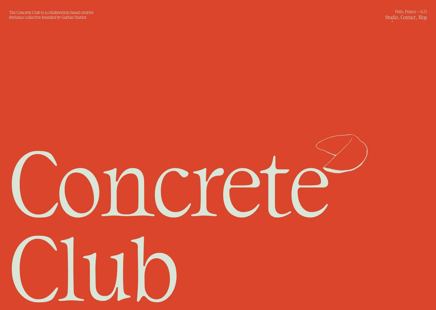 Concrete Club Studio - landing.love