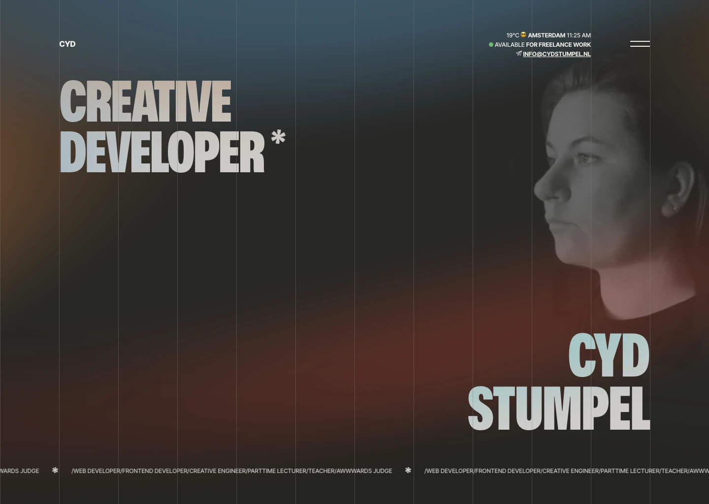 Cyd Stumpel Website Examples For Your Inspiration - landing.love