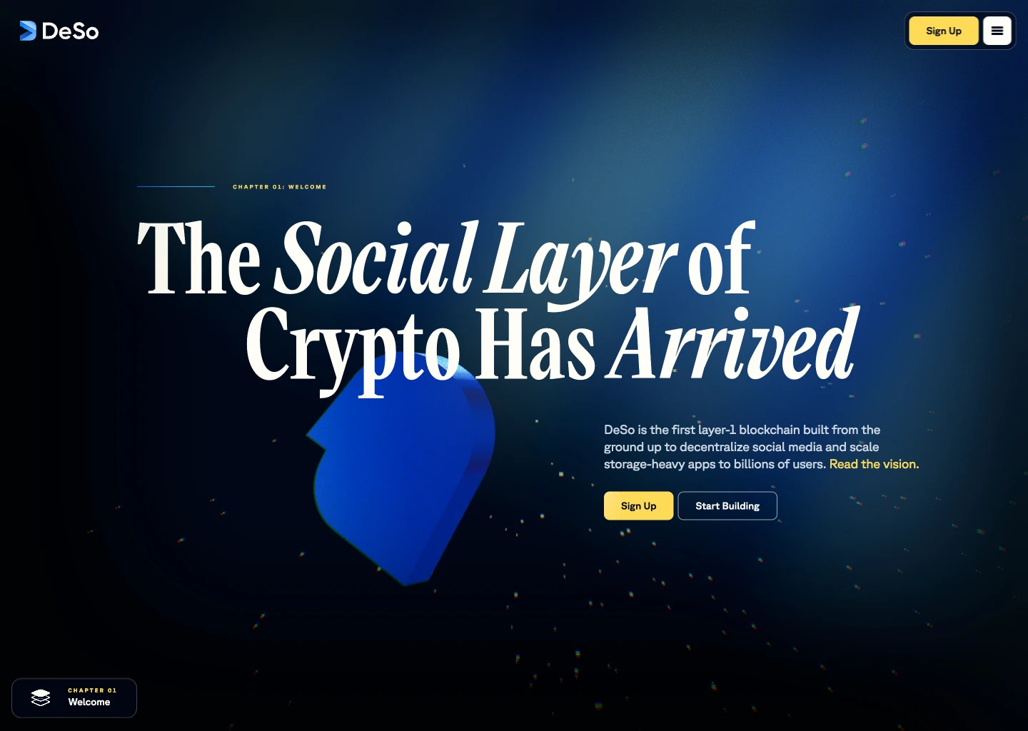 Deso Website Examples For Your Inspiration - landing.love