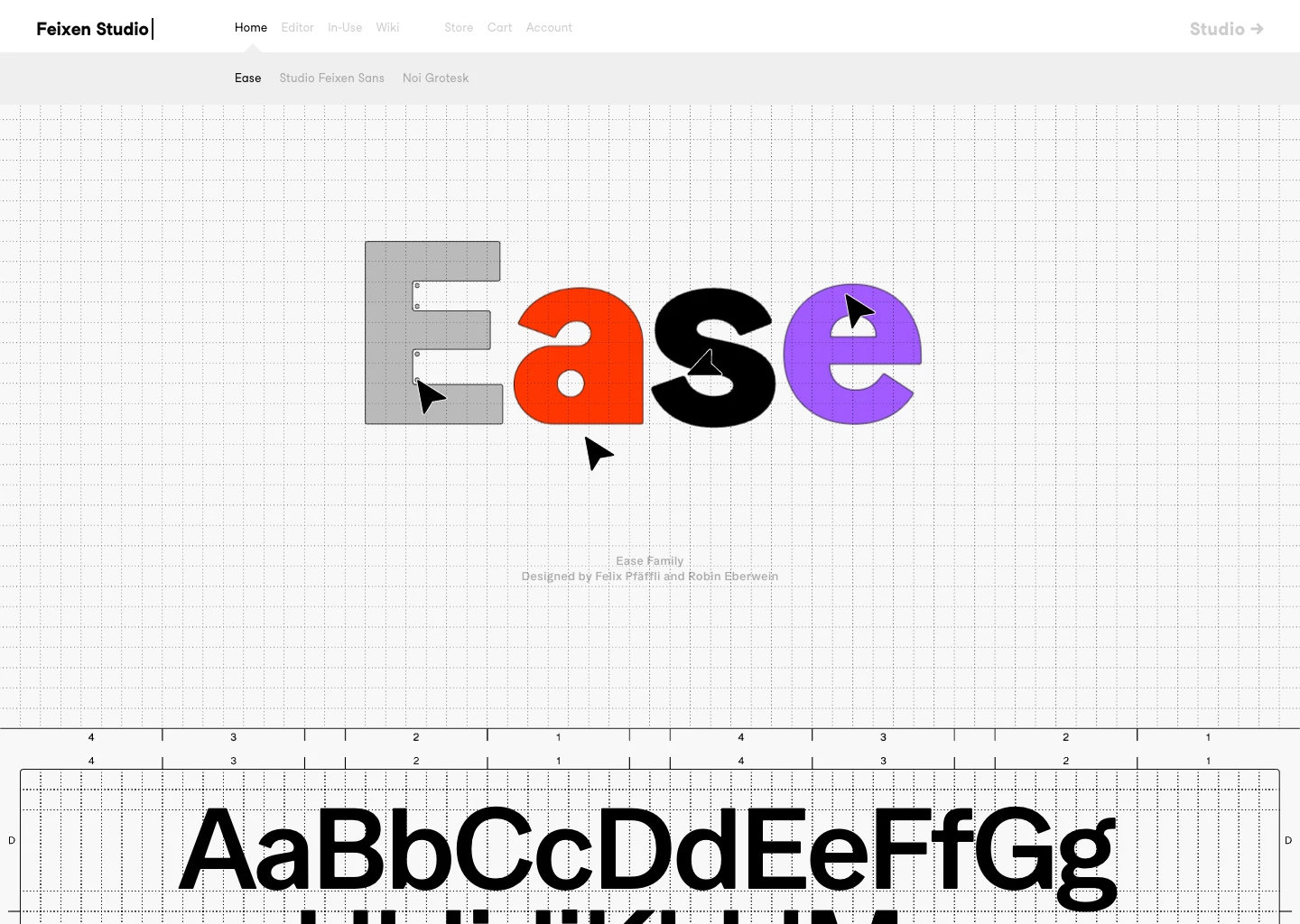 Studio Feixen Fonts - landing.love
