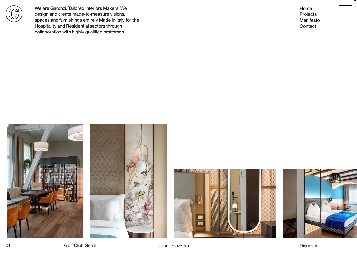 Garonzi Website Examples For Your Inspiration - landing.love