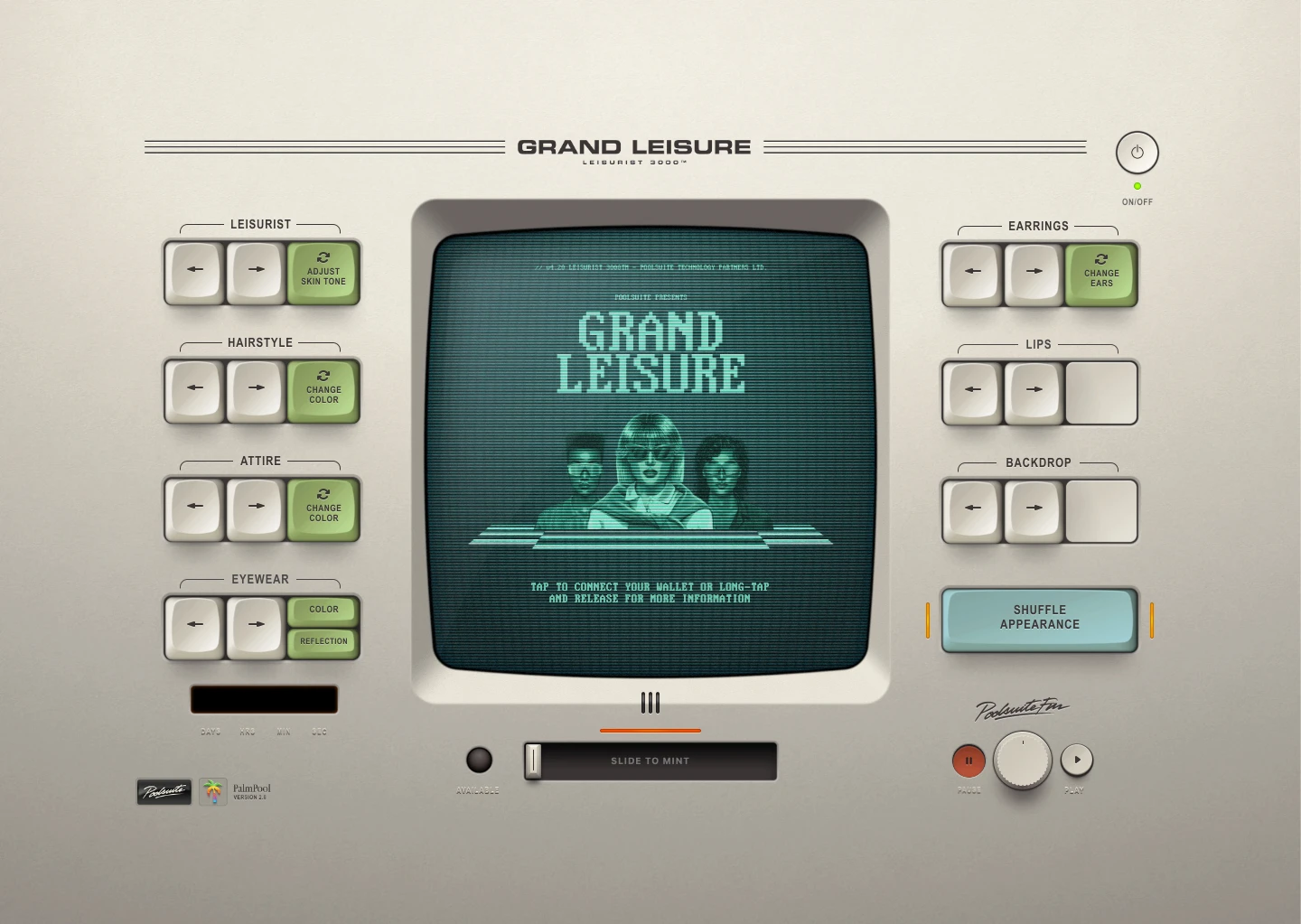 GRAND LEISURE ☼ By Poolsuite Website Examples For Your Inspiration ...