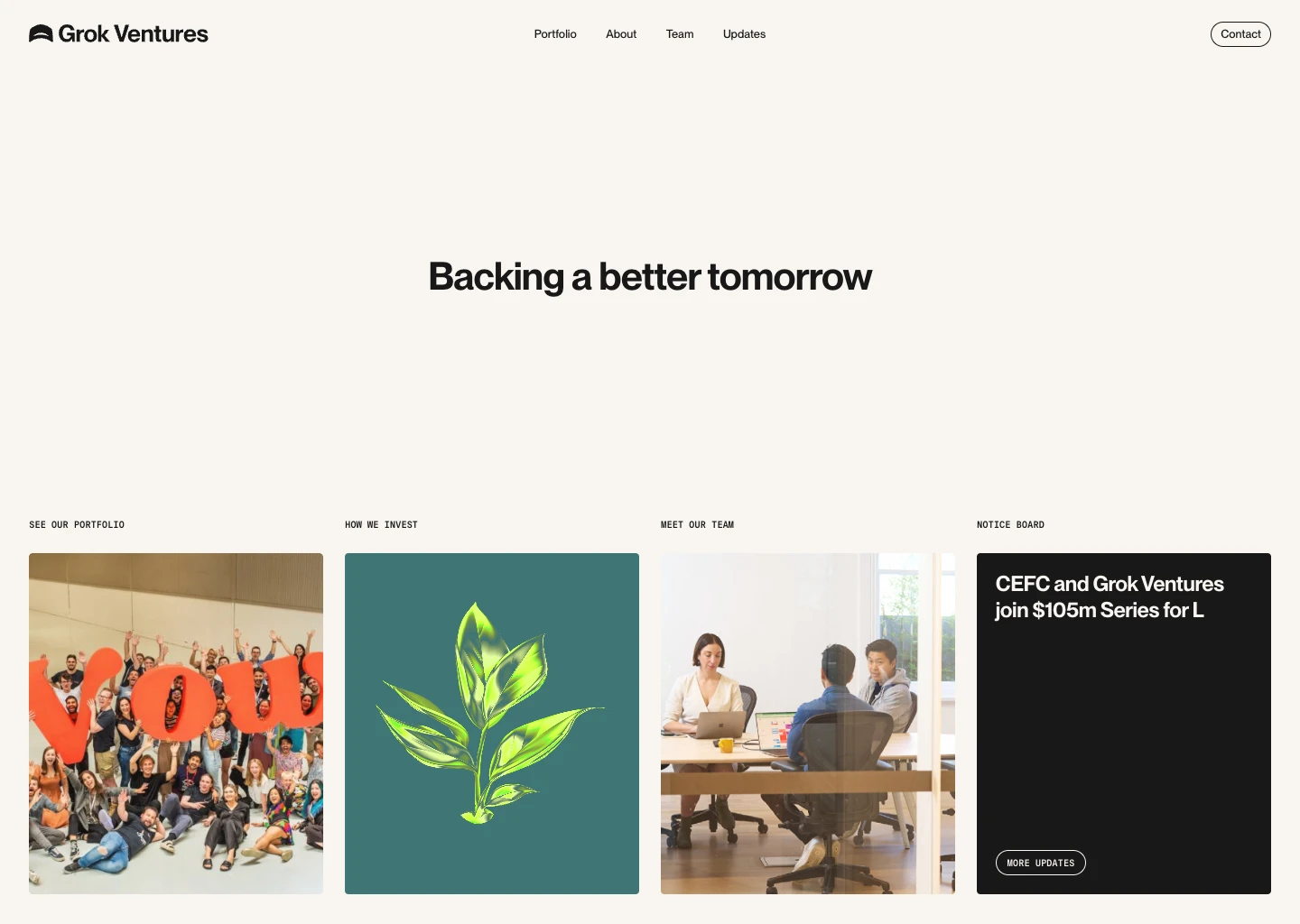 Grok Ventures - landing.love