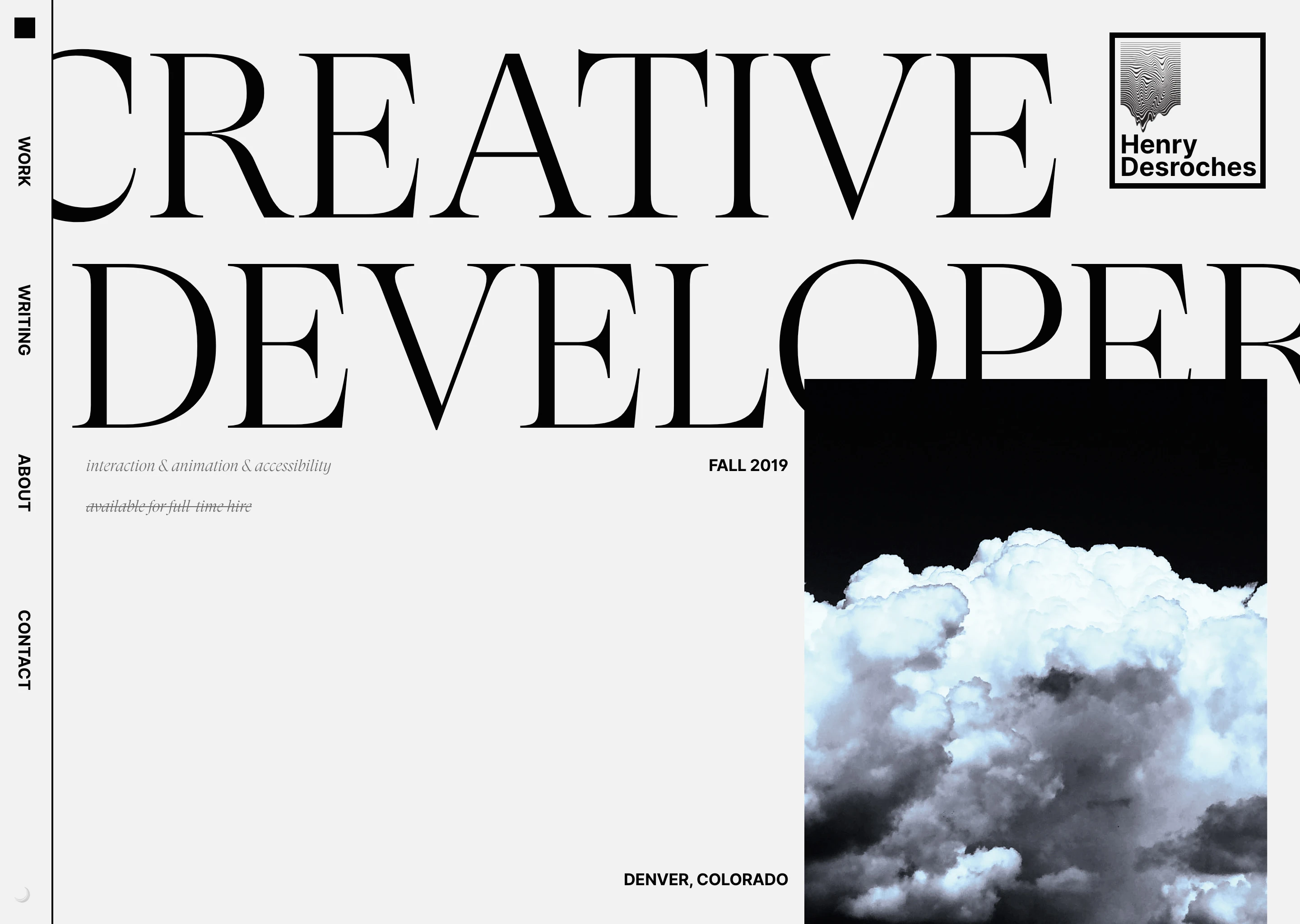 Henry Desroches Website Examples For Your Inspiration - landing.love Henry Desroches Website Examples For Your Inspiration - landing.love