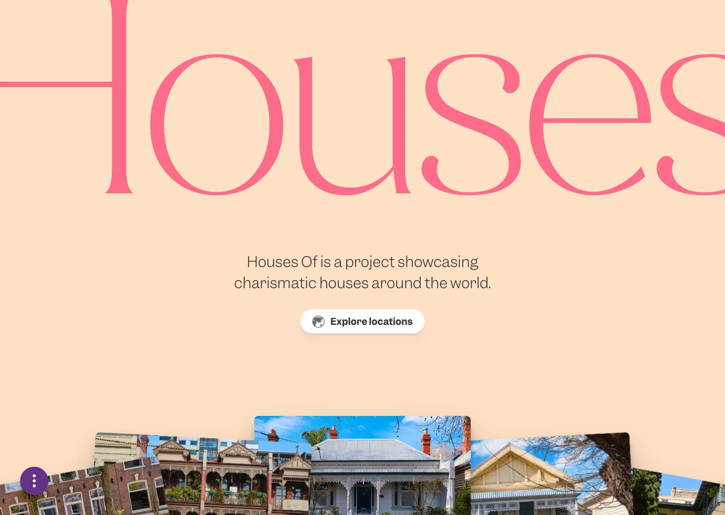 Houses Of The World Website Examples For Your Inspiration - landing.love