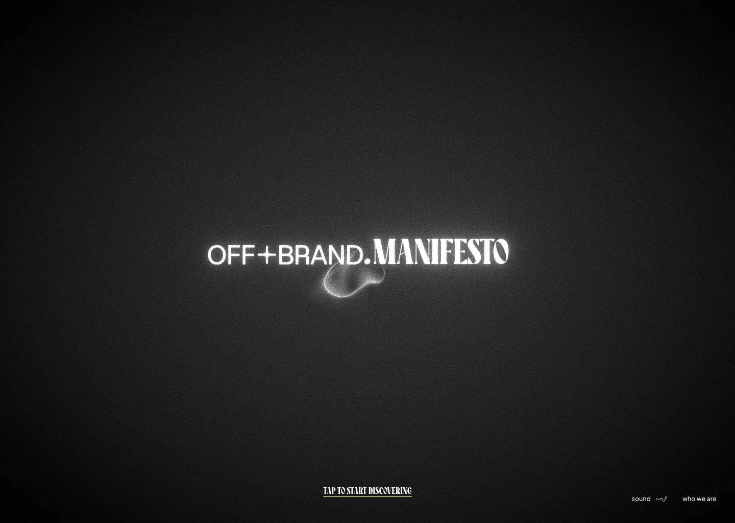 MANIFESTO by OFF+BRAND Website Examples For Your Inspiration - landing.love