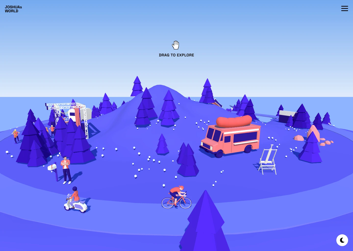 Joshua's World - landing.love