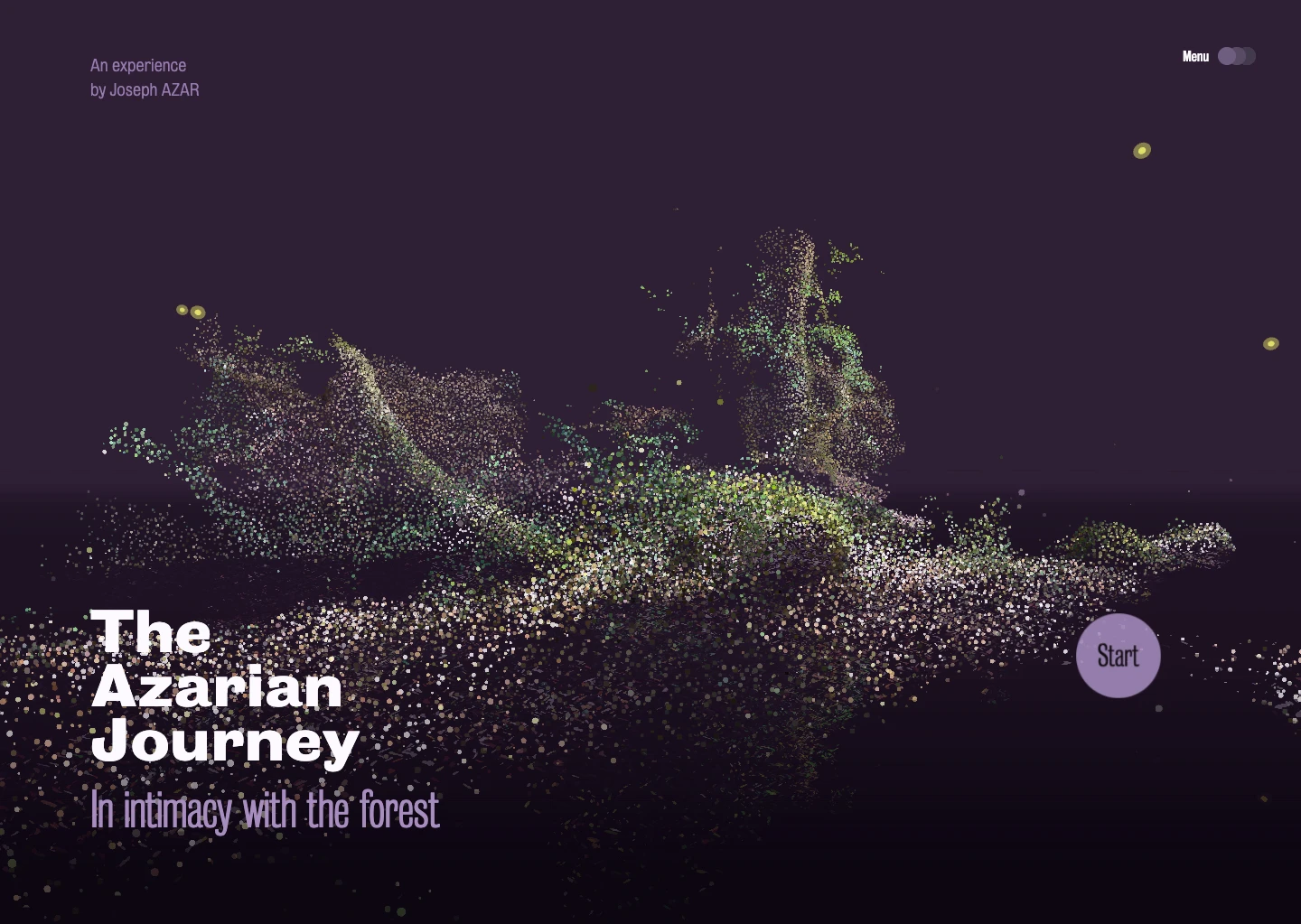 The Azarian Journey Website Examples For Your Inspiration - landing.love