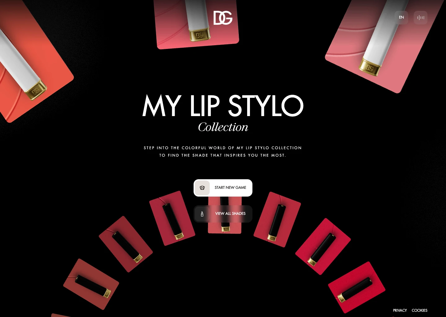 Lip Stylo Collection Website Examples For Your Inspiration - landing.love