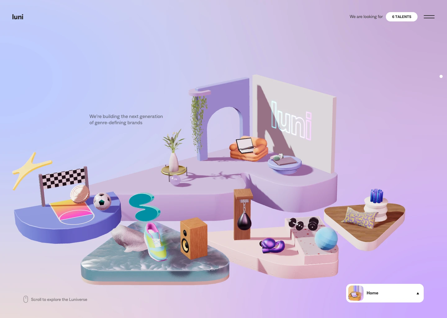 Luni Website Examples For Your Inspiration - landing.love