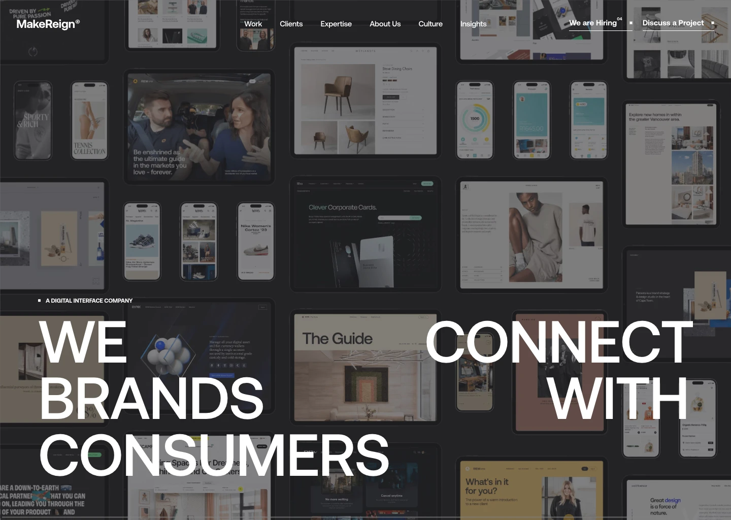 MakeReign Website Examples For Your Inspiration - landing.love