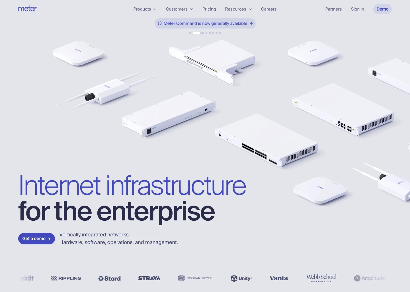 Meter Website Examples For Your Inspiration - landing.love