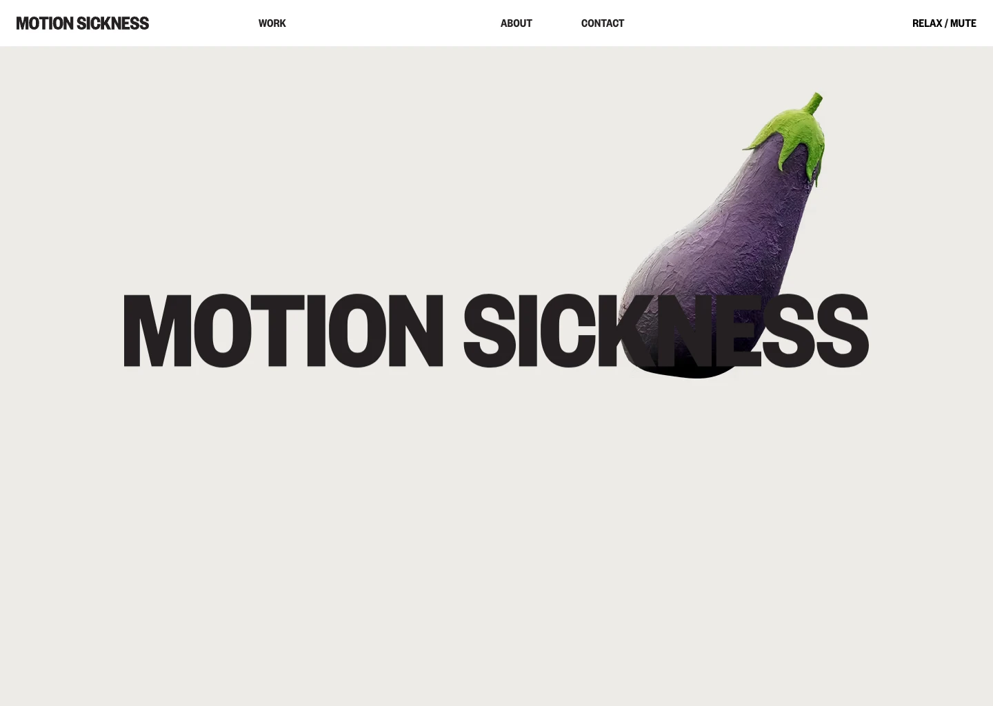 Motion Sickness Website Examples For Your Inspiration - landing.love
