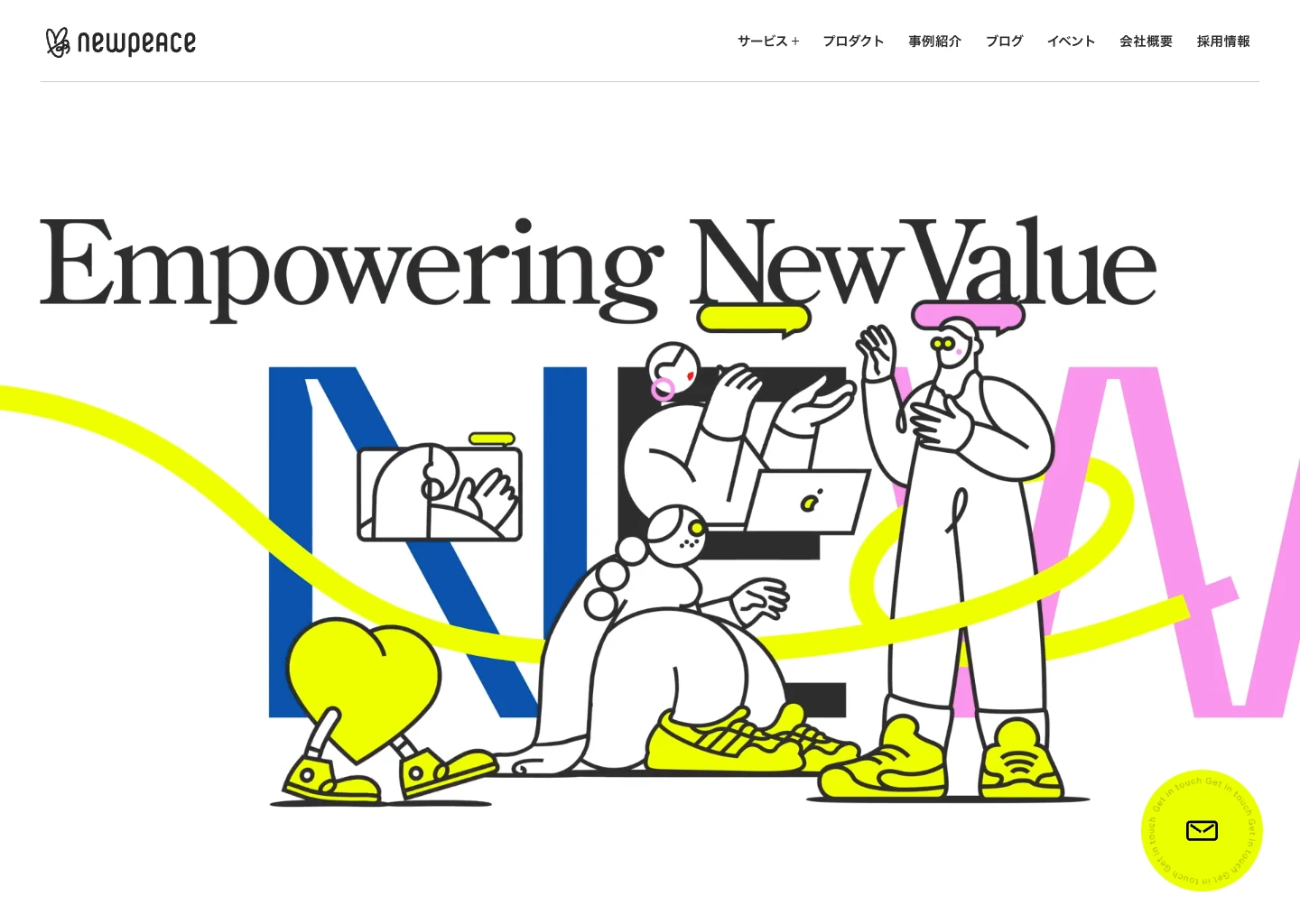 NEWPEACE Website Examples For Your Inspiration - landing.love