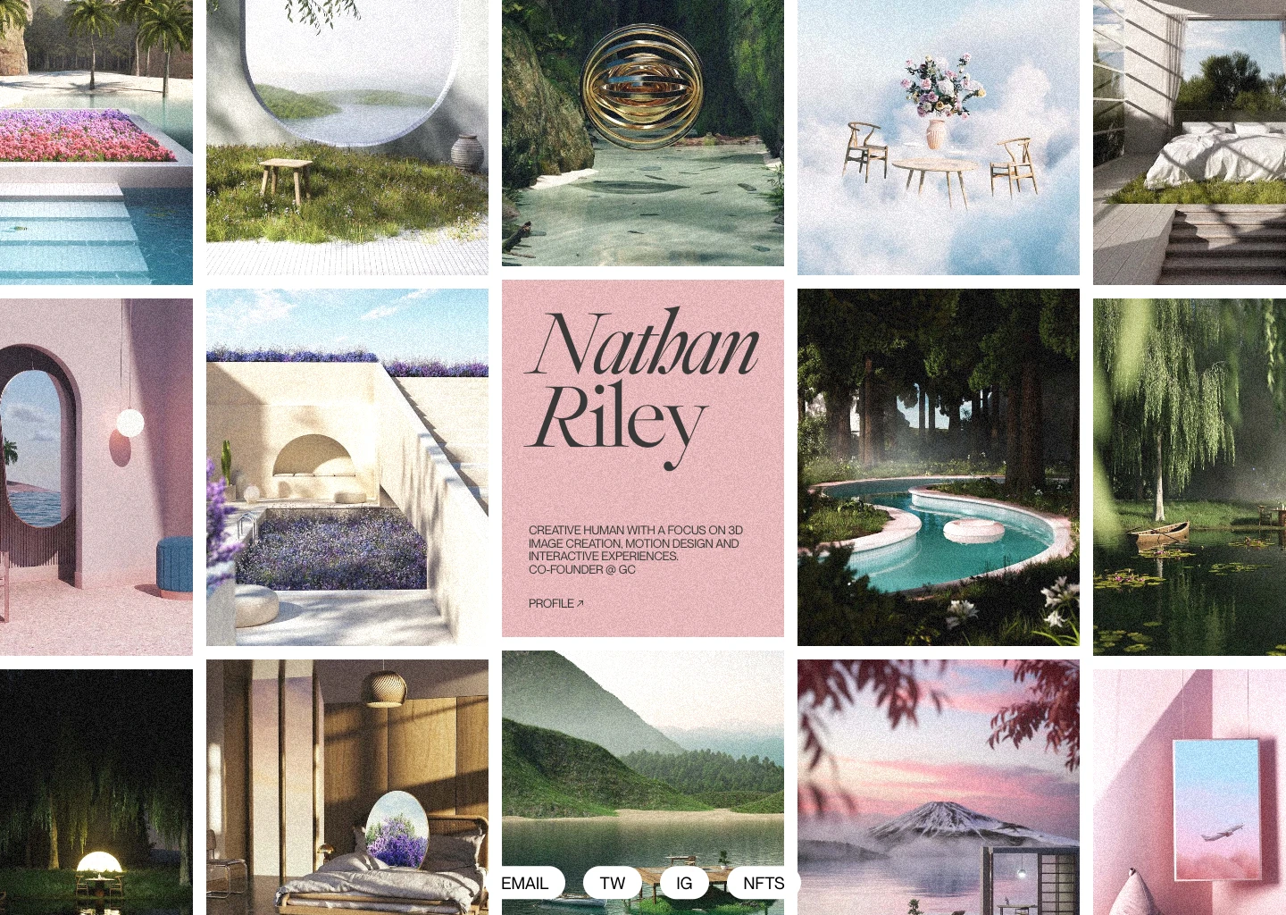 Nathan Riley Website Examples For Your Inspiration - landing.love