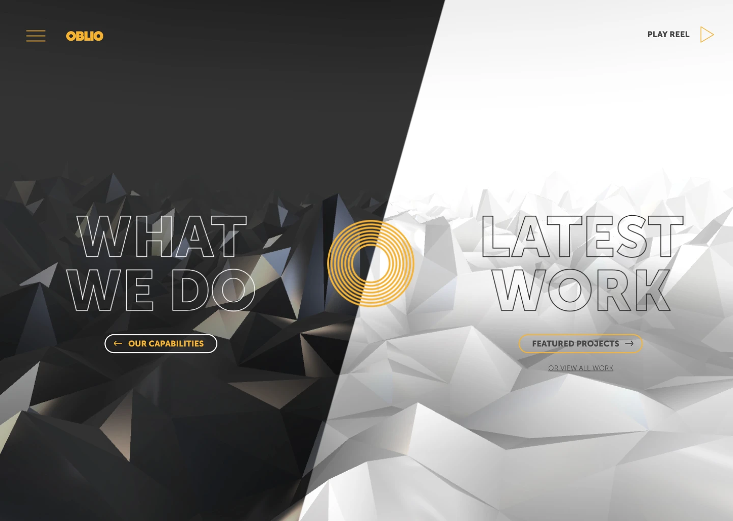 Oblio Website Examples For Your Inspiration - landing.love