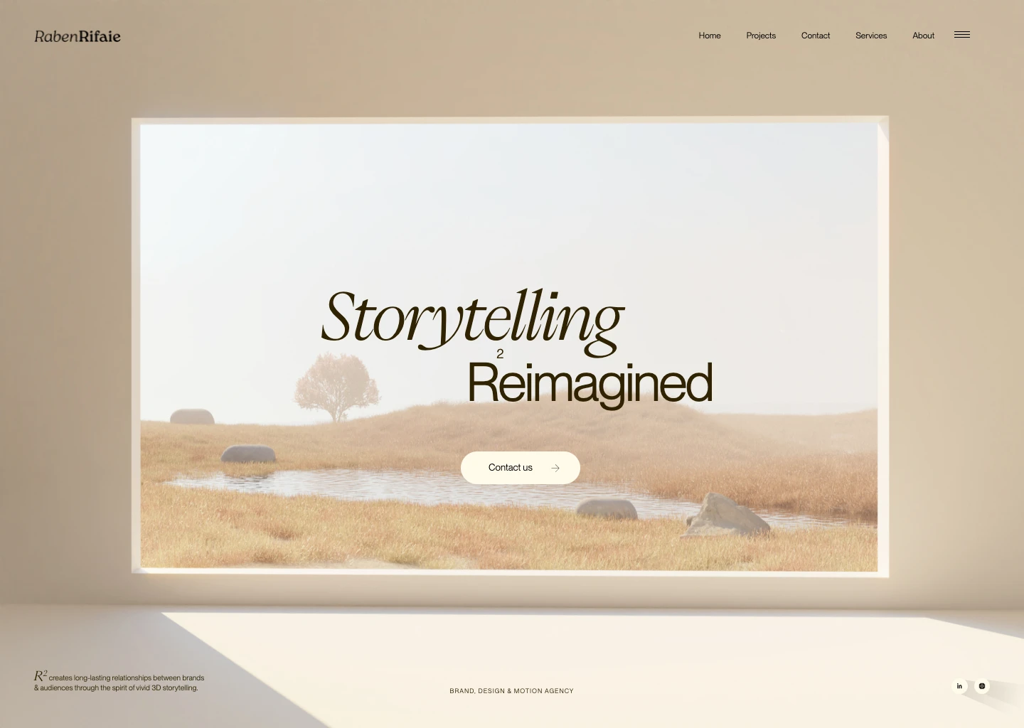 RabenRifaie Website Examples For Your Inspiration - landing.love
