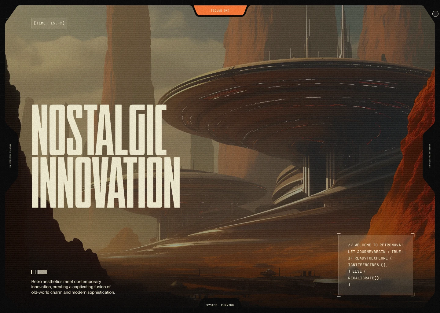 Retronova Website Examples For Your Inspiration - landing.love