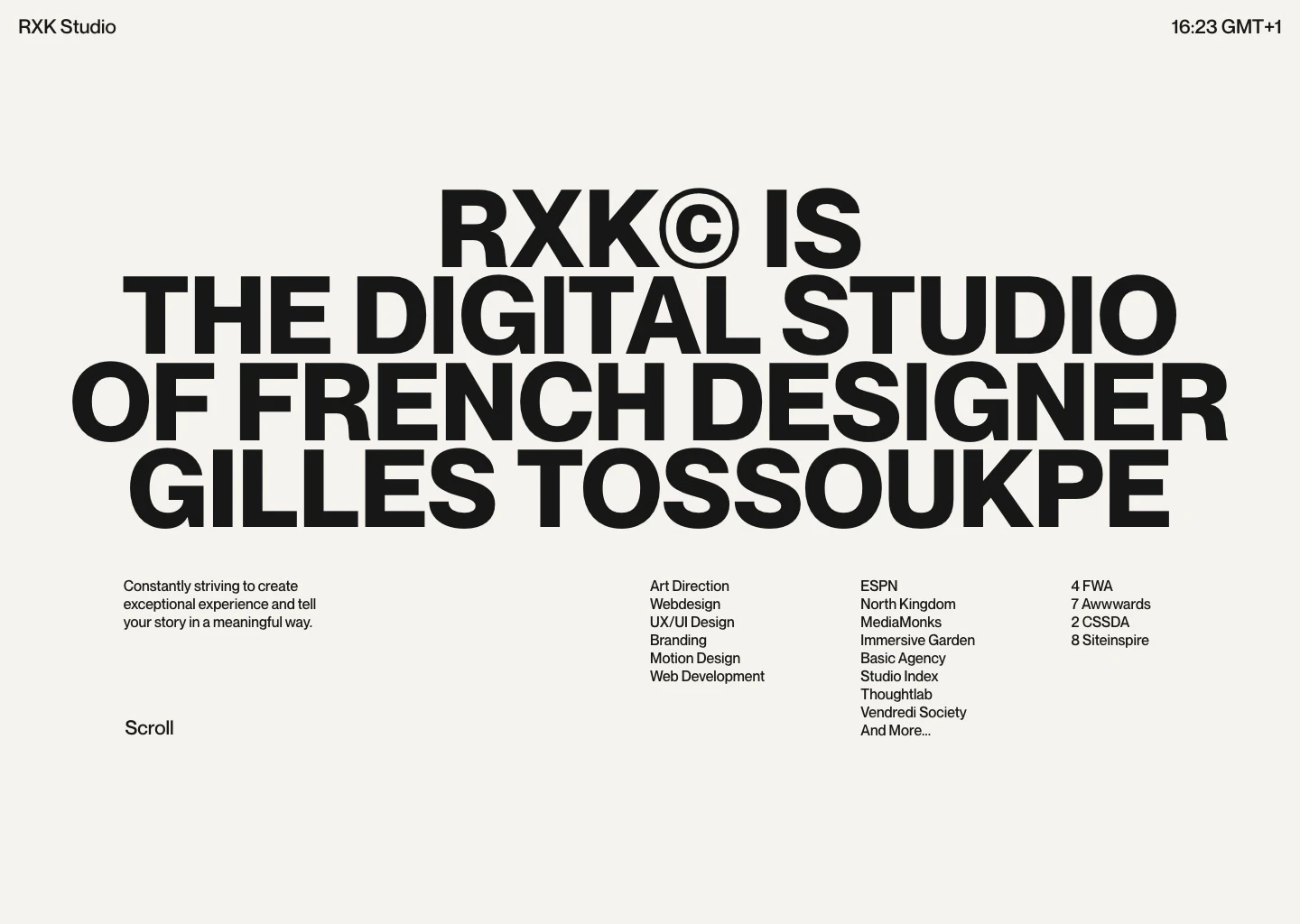 RXK Studio - landing.love