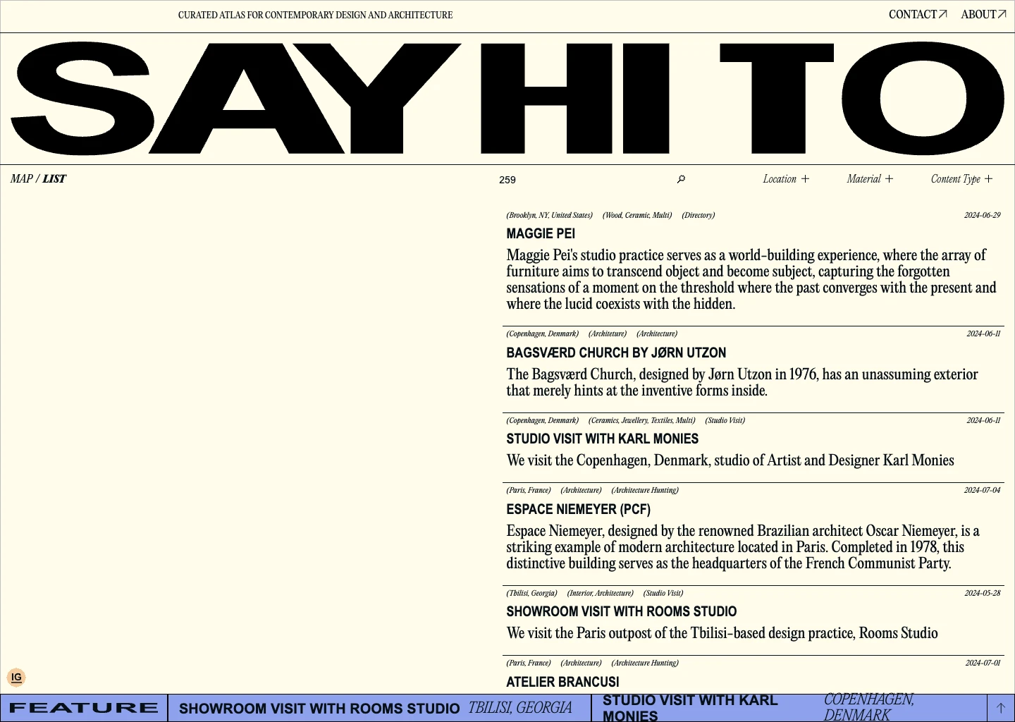 Say Hi To - landing.love