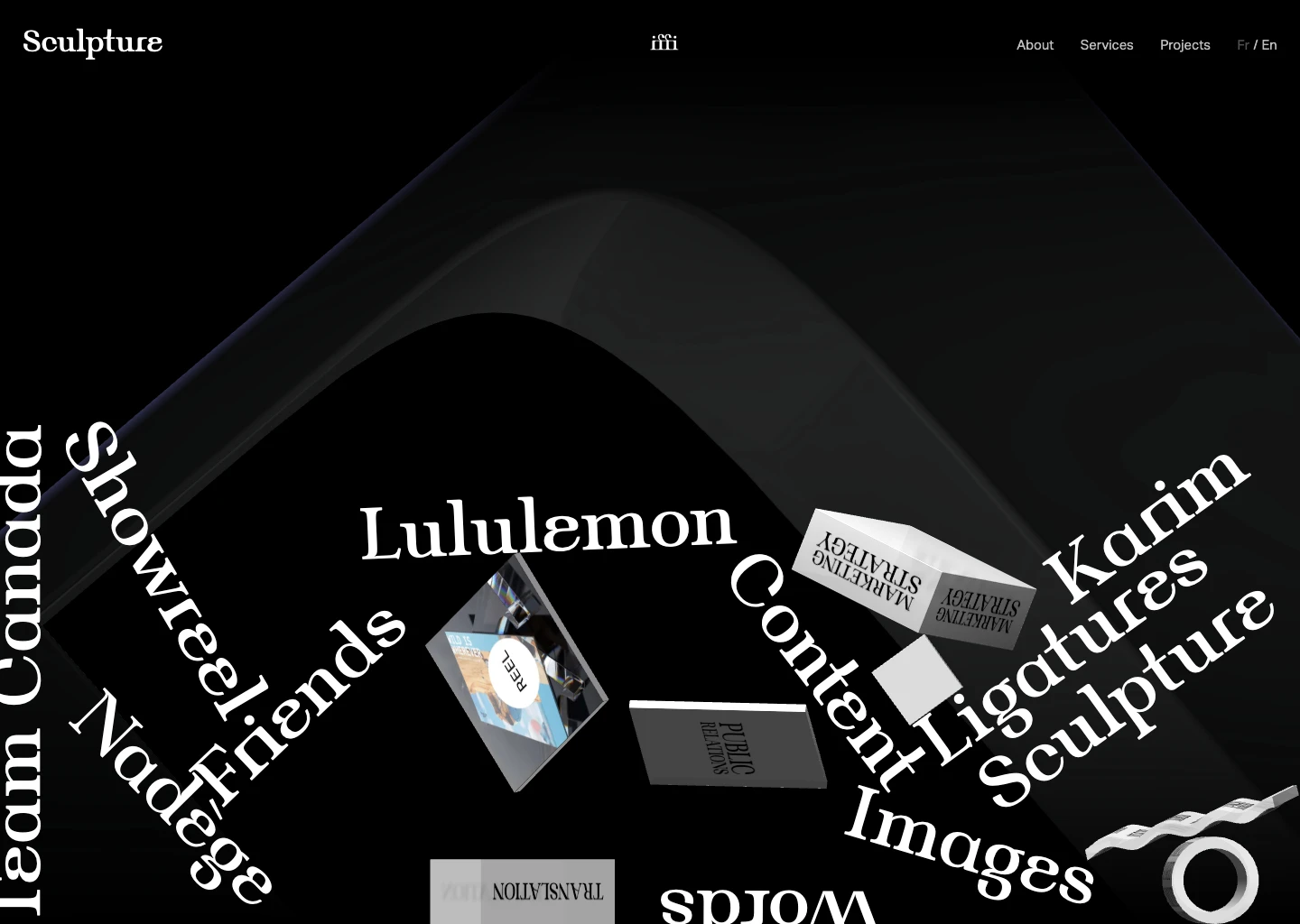 Sculpture Website Examples For Your Inspiration - landing.love