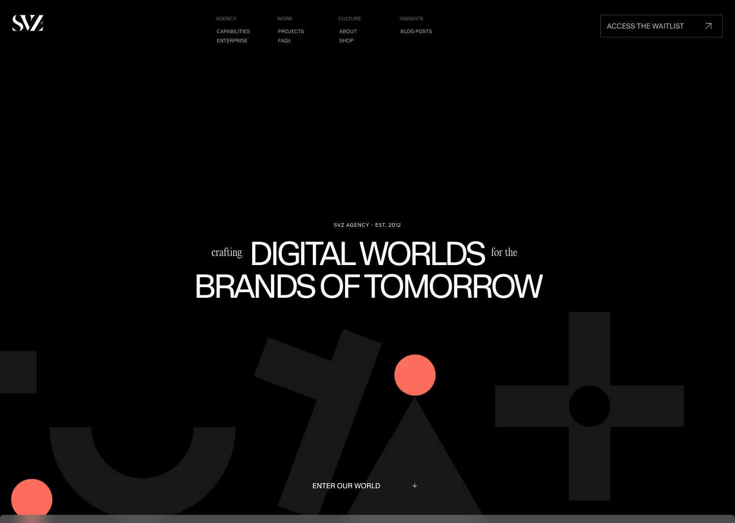SVZ Website Examples For Your Inspiration - landing.love