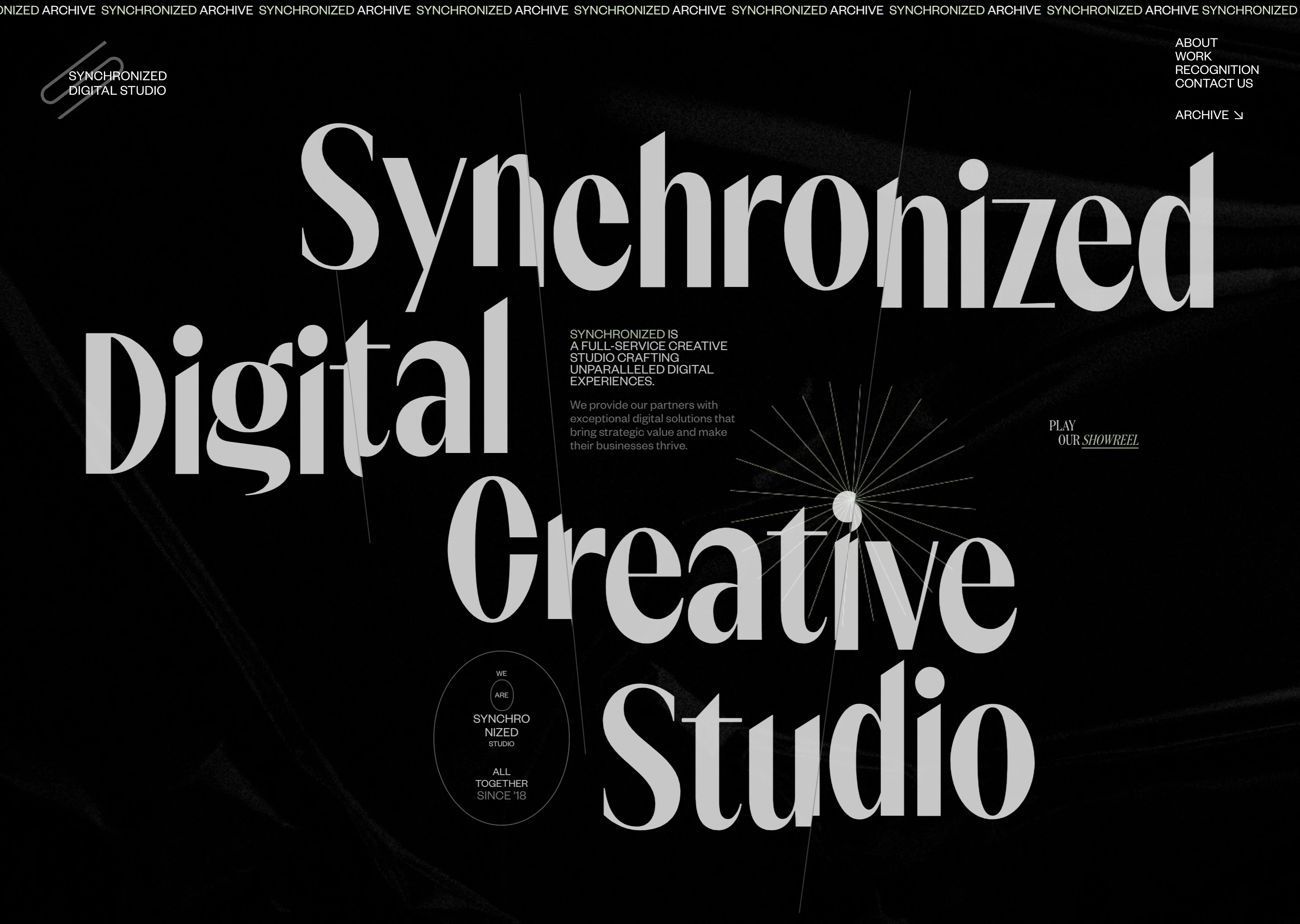 Synchronized Studio - landing.love