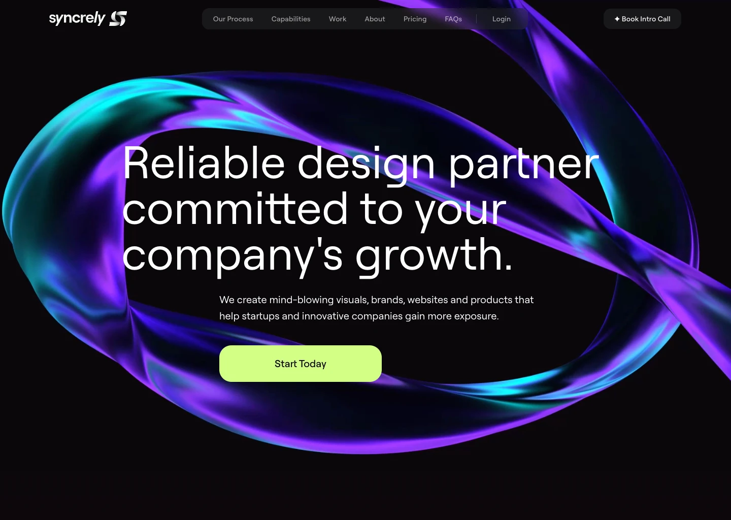 Syncrely Website Examples For Your Inspiration - landing.love