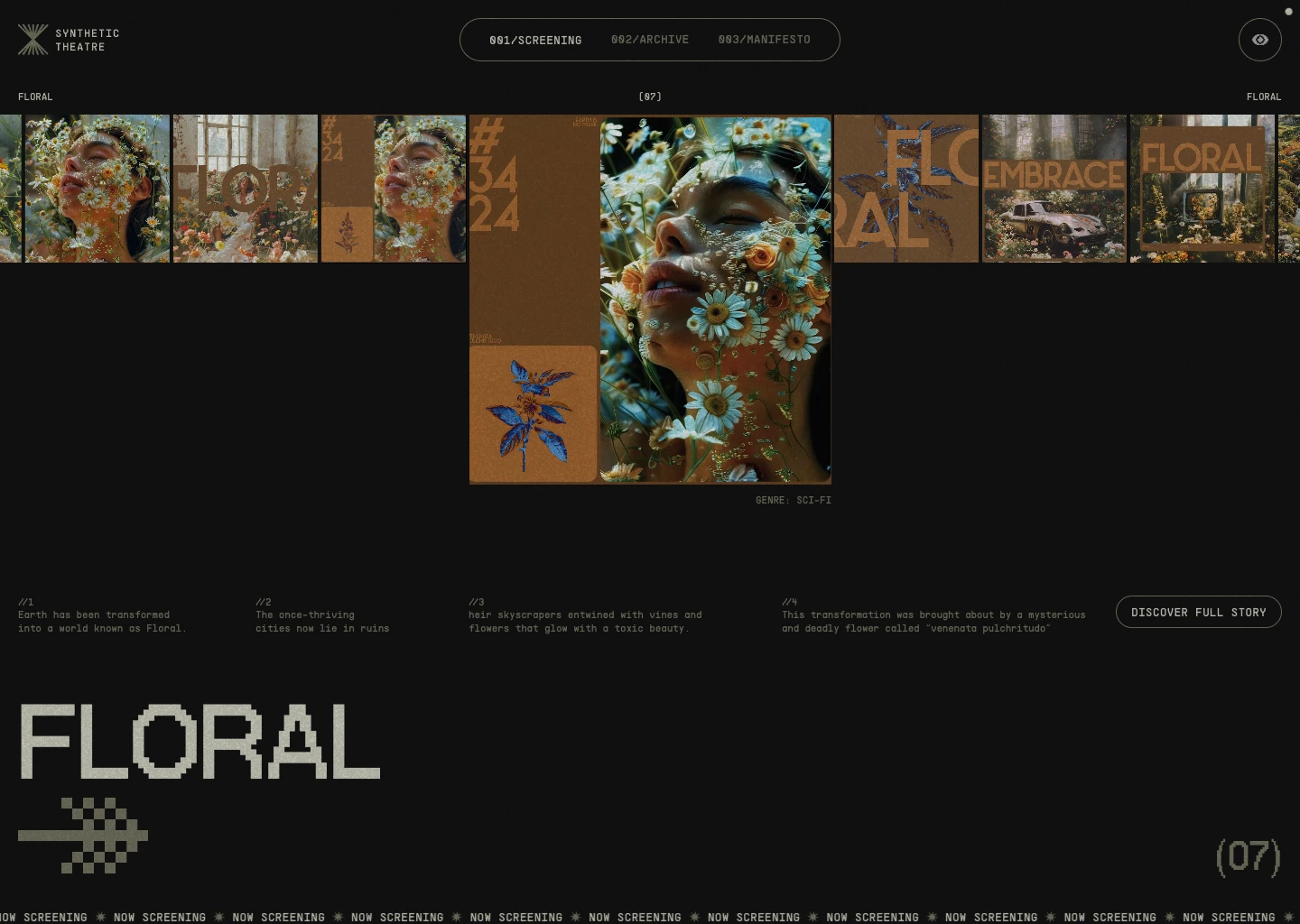 Synthetic Theatre Website Examples For Your Inspiration - landing.love