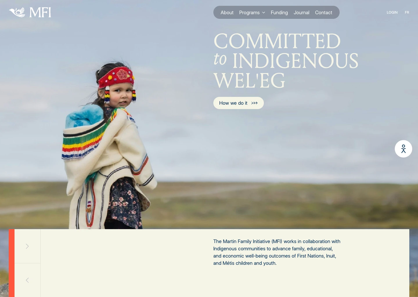 The Martin Family Initiative Website Examples For Your Inspiration - landing.love