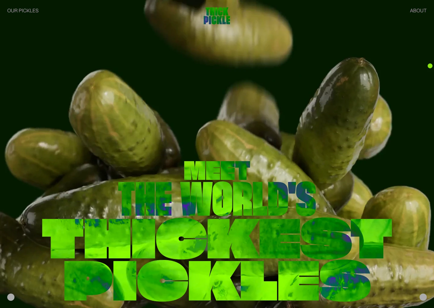 Thick Pickle - landing.love