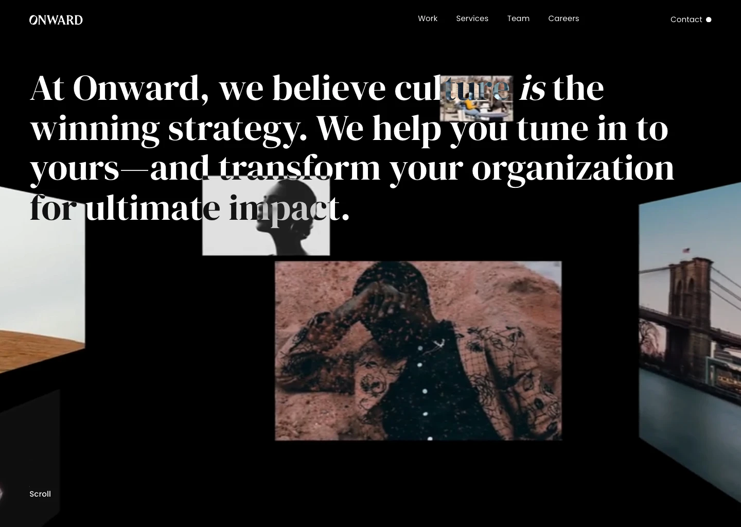 Onward Website Examples For Your Inspiration - landing.love