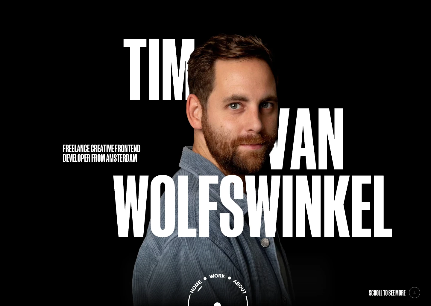 Tim van Wolfswinkel Website Examples For Your Inspiration - landing.love