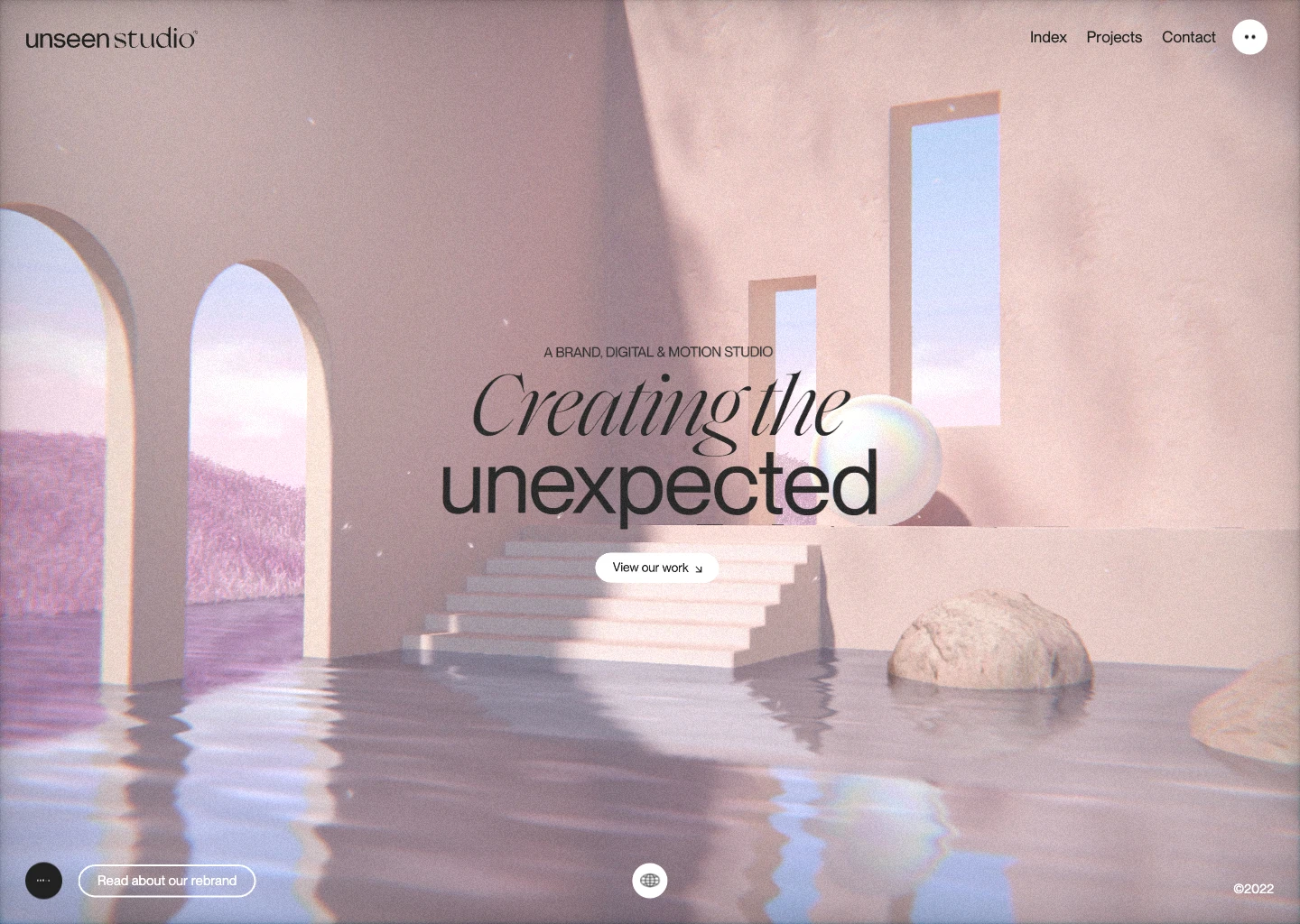 Unseen Studio Website Examples For Your Inspiration - landing.love