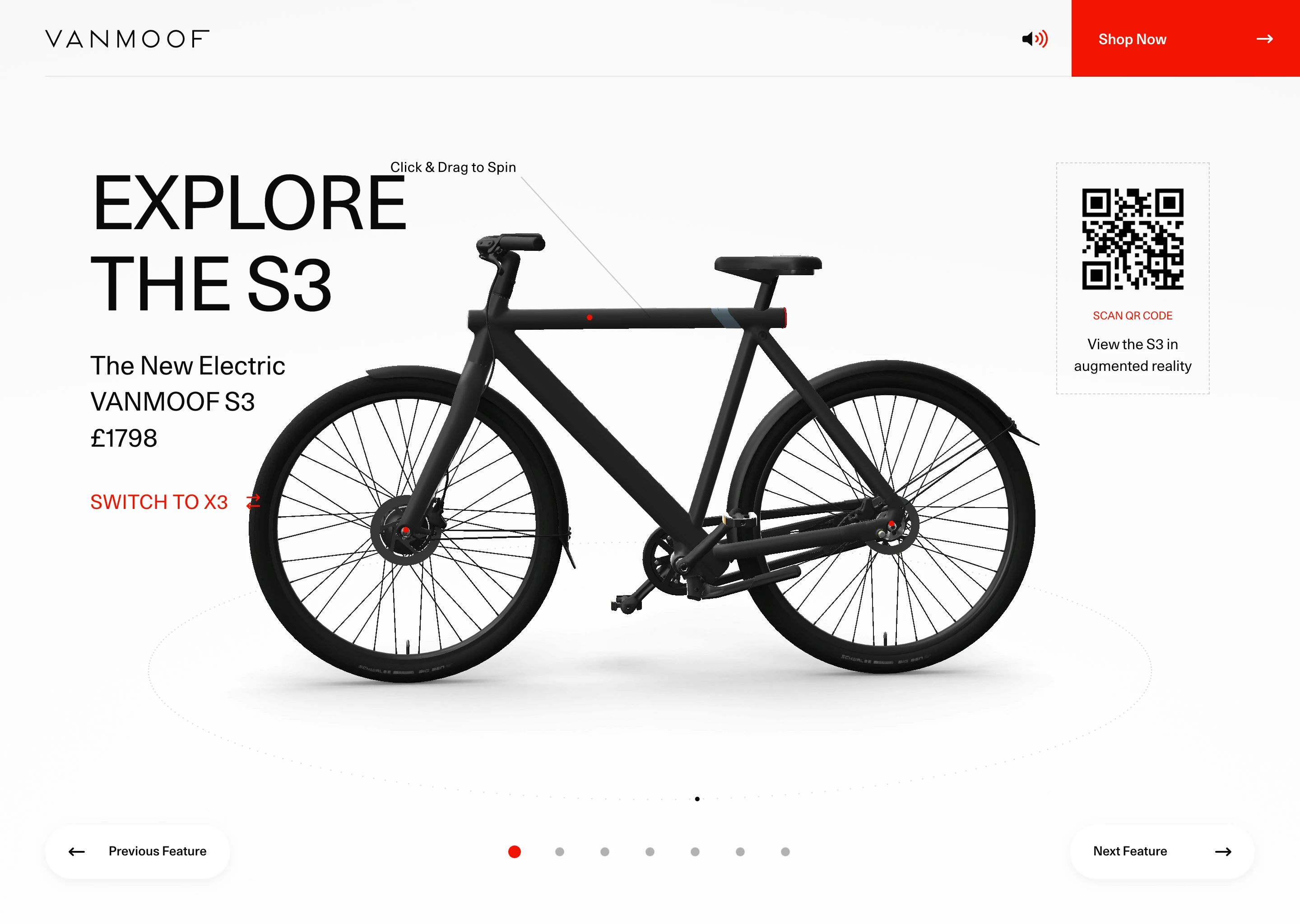 VanMoof Website Examples For Your Inspiration - landing.love