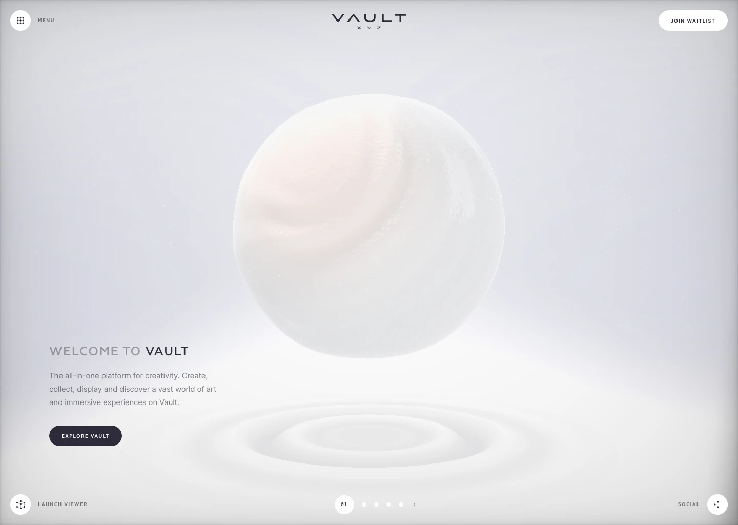 Vault Website Examples For Your Inspiration - landing.love