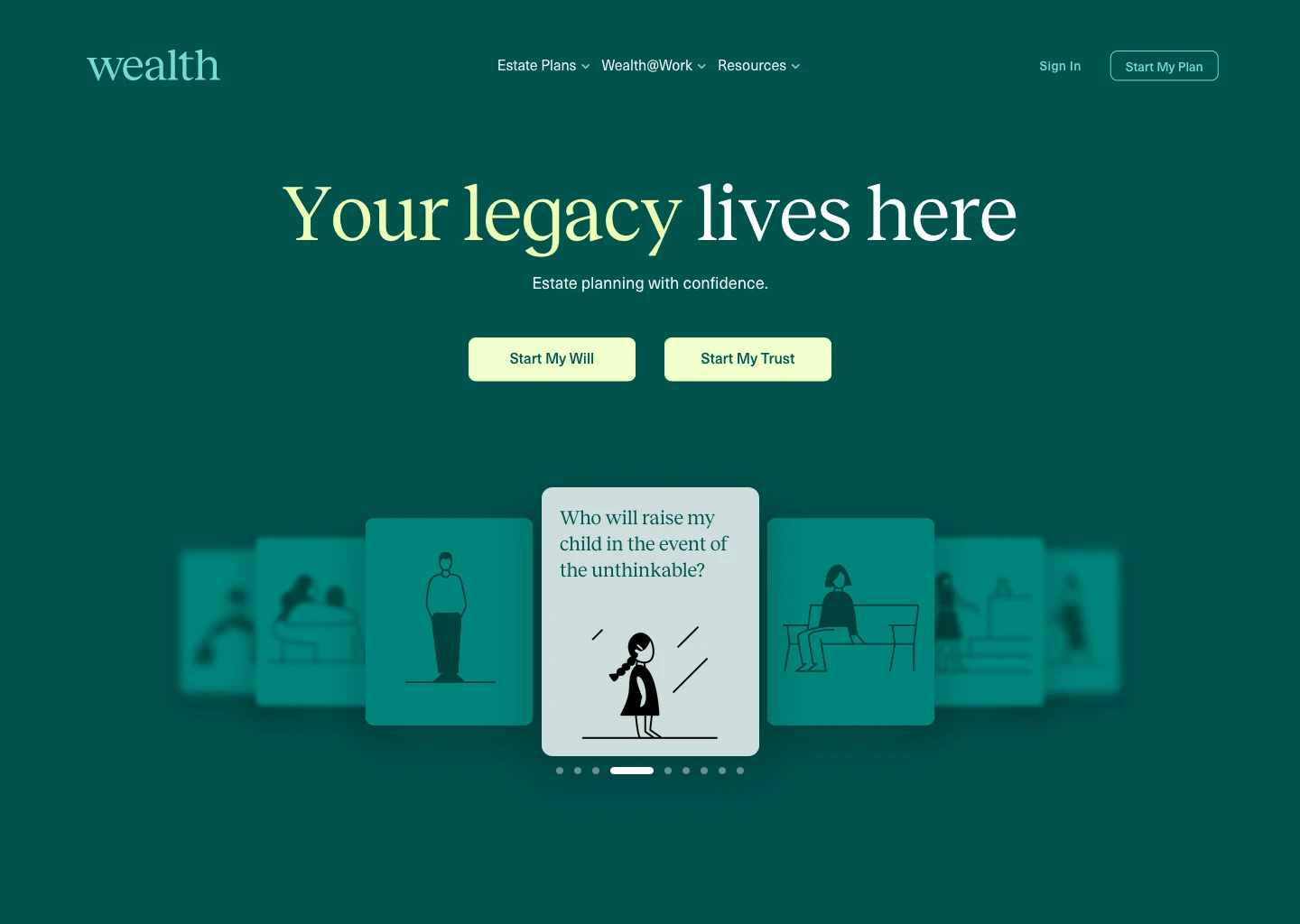Wealth Website Examples For Your Inspiration - landing.love