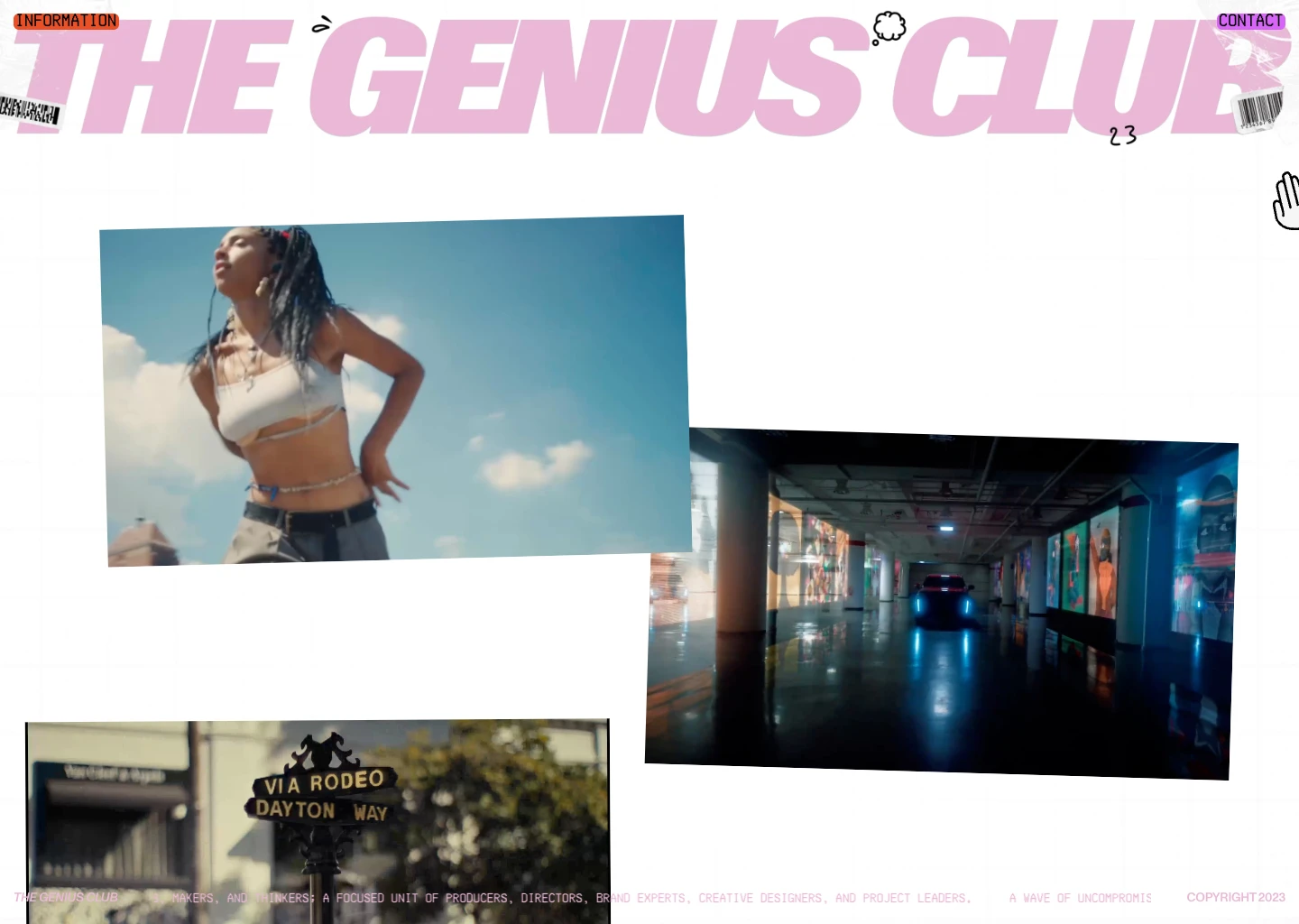 The Genius Club Website Examples For Your Inspiration - landing.love